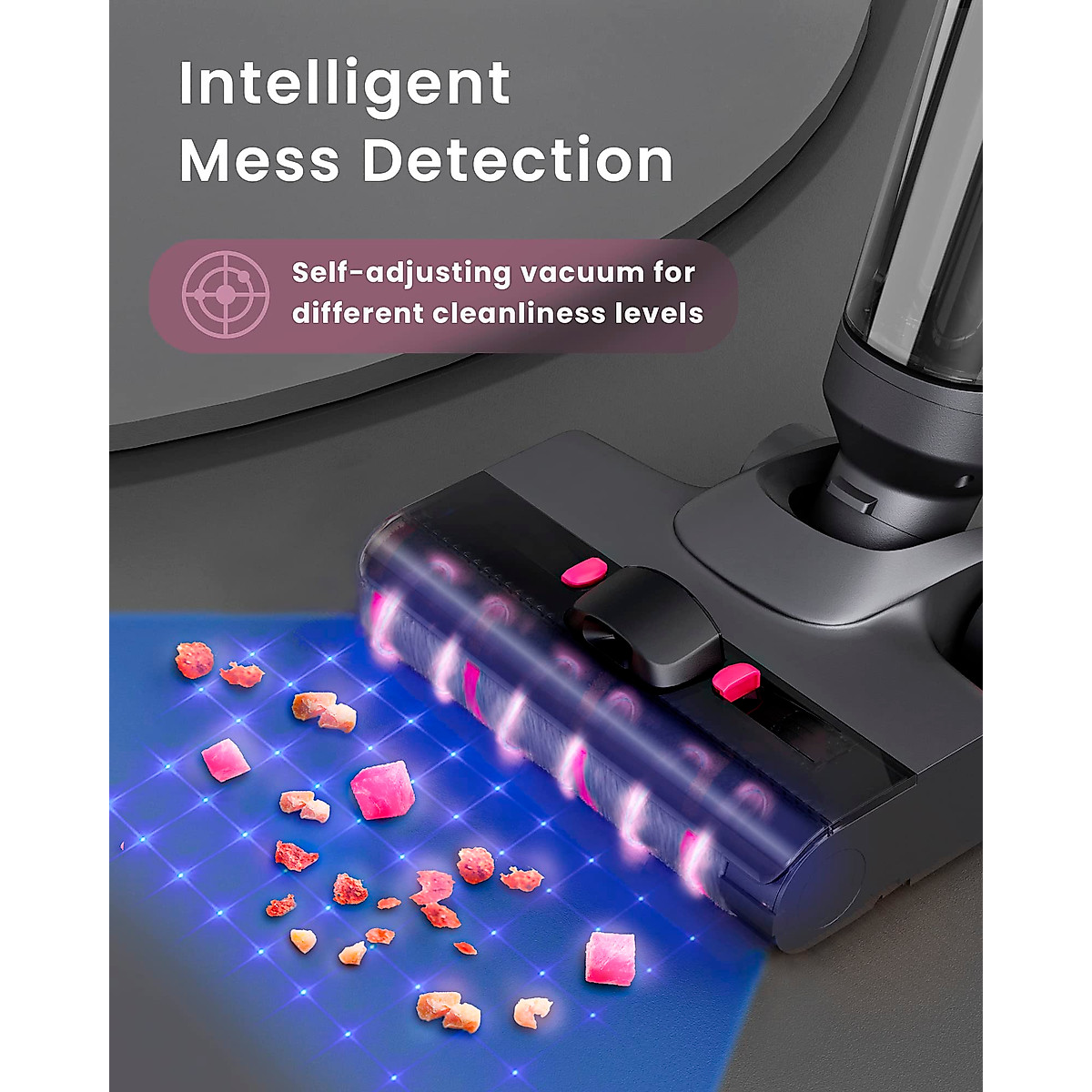 Schenley Wet Dry Vacuum Cleaner - Cordless Vacuum and Mop One-Step Cleaning for Hard Floors with Self-Cleaning and Air Dry, Smart Mess Detection, Enhanced Edge Cleaning, On-Demand Sprayer