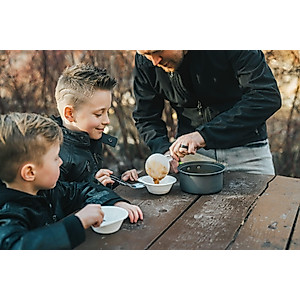 MalloMe Camping Cookware 18pc Mess Kit w/Backpacking Stove – Camping Cooking Set for Backpacking Gear - Camping Pots and Pans Set w/Camping Pot Pan Stove Utensils Camp Kitchen Equipment Accessories