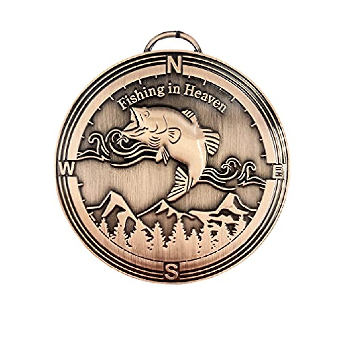 Memorial Wind Chimes Personalized Sympathy Gifts Bass Fishing in Memory of Love Ones in Heaven Custom Wind Chimes in Memory of Loved One by Weathered Raindrop