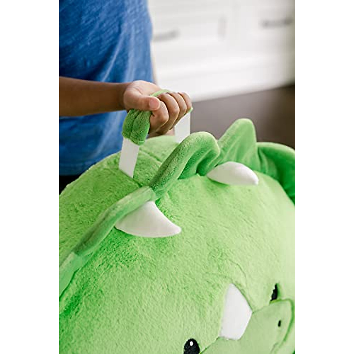 Soft Landing - Elite Seats - Premium Character Sofa Seat & Transformable Fold-Out Lounger with Carrying Handle – Dino