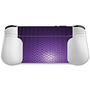 MightySkins Skin Compatible with Logitech G Cloud Gaming Handheld - Purple Diamond Plate | Protective, Durable, and Unique Vinyl Decal wrap Cover | Easy to Apply | Made in The USA