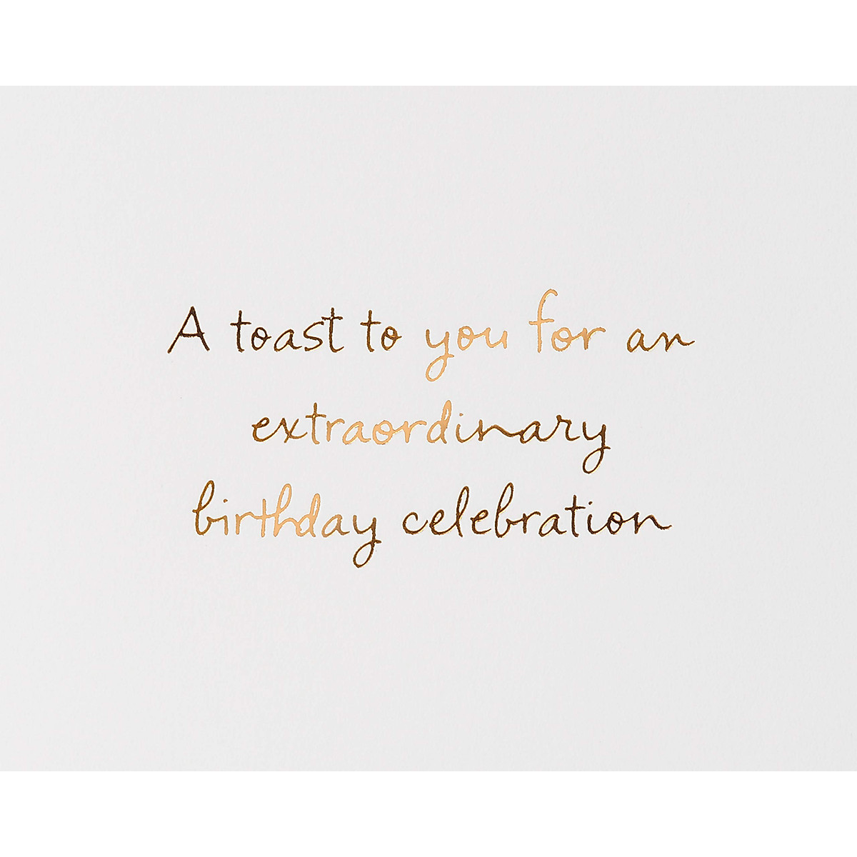 Papyrus Funny Birthday Card (Toast To You)