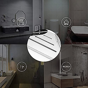 Biutimarden 2 Pack Corner Shower Shelves 304 Stainless Steel Bathroom Corner Shower Caddy for Toilet Dorm No Drilling Corner Shelves for Bathroom Kitchen