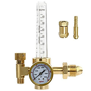 YaeTek Argon CO2 Mig Tig Flow meter Welding Weld Regulator Gauge Gas Welder