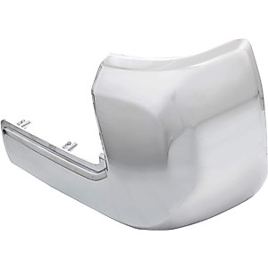 Evan Fischer Bumper End Compatible With 2016-2023 Toyota Tacoma, Chrome Plastic Rear Passenger Side TO1105131