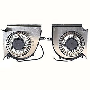 Replacement Fan for MSI GE75 Raider GL75 GP75 Leopard MS-17E2 CPU + GPU Cooling Fan Set