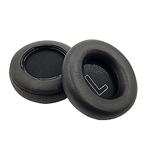 Ferbao Protein Leather Replacement Earpads Cushion Cover Earmuffs for B&O Beoplay H9 3rd Gen Headphones (Black)