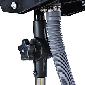 AW Shampoo Bowl Hair Sink with Gel Neck Rest Hair Trap CUPC Vacuum Breaker Barber Salon Spa Mounting Ability for Home Barbershop