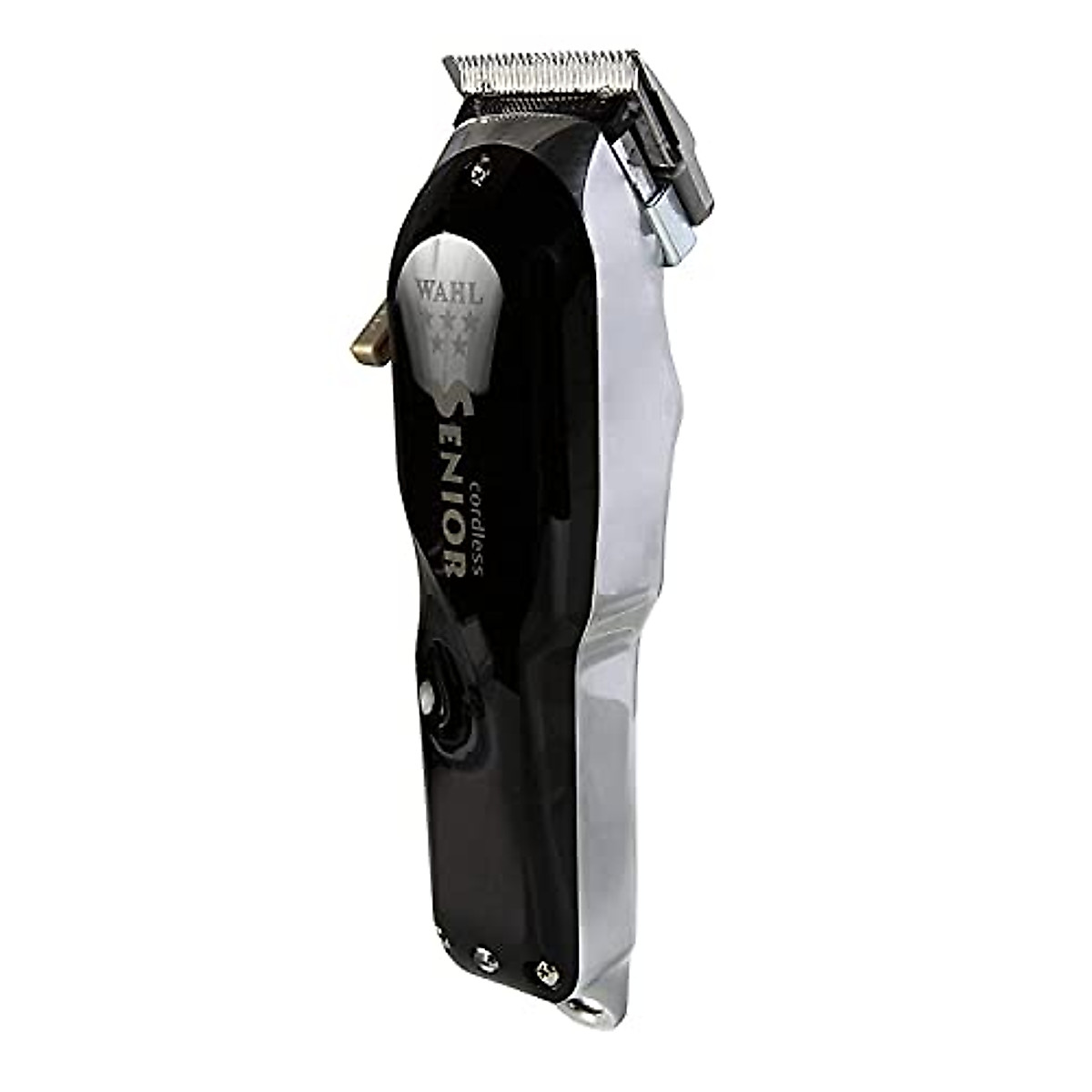 Wahl Professional - 5-Star Series Cordless Senior #8504-400 - 70 Minute Run Time - Includes Weighted Cordless Clipper Charging Stand #3801 - for Professional Barbers and Stylists