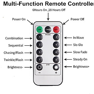 Led Curtain Lights, 300 LED Curtain String Light with 8 USB Modes Remote for Christmas Bedroom Party Wedding Home Garden Wall Decorations(Warm White)
