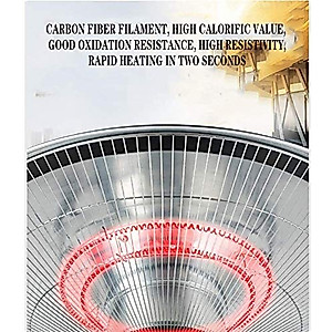 LUYIYI Heater, Outdoor Commercial Umbrella Heater Stove, Height Adjustable, Suitable for Home Garden