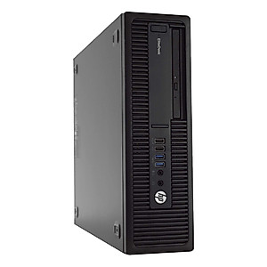 HP EliteDesk 800G2 Desktop Computer PC, Intel Quad-Core i5, 512GB SSD Storage, 16GB DDR4 RAM, Windows 10 Pro, DVD, WiFi, New 24in Monitor, Wireless Keyboard and Mouse (Renewed)