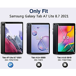TiMOVO Clear Case for Samsung Galaxy Tab A7 Lite 8.7 2021 (SM-T220/T225/T227), Shockproof Drop Protection Slim Lightweight TPU Transparent Back Cover Shell for Galaxy Tab A7 Lite 8.7 2021 Tablet