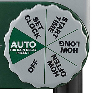 Orbit 58910 Programmable Hose Faucet Timer, 2 Outlet, Green