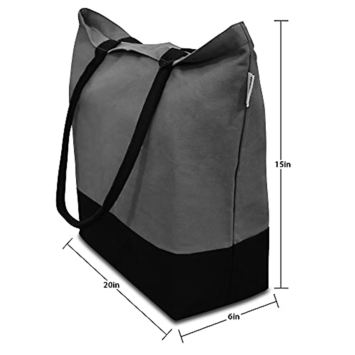 Mamlyn Mesh Laundry Bag for Delicates, (1 Medium, 1 Small) and Cotton Canvas Tote Bag with handles