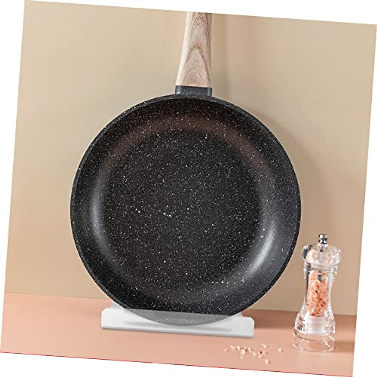 iplusmile 1pc Pot Display Rack Cutting Board Rack Frying Pan Storage Frying Pan Table Stand Plastic Display Stands Plastic Dish Pan Clear Display Stand Frying Pan Display Rack Bracket Simple