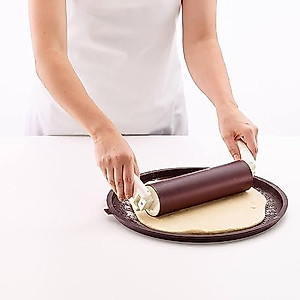 Lekue Perforated Pizza Mat, 14", Brown