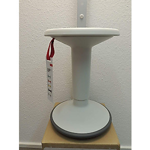Interstuhl Up Stool Adjustable Multi-Use Ergonomic Stool, White (UP-WH)