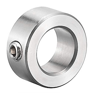 uxcell Drill Stop 5/8" I.D. Stainless Steel for Set Screws Chuck Woodworking Drill Bits Depth Holder 2Pcs