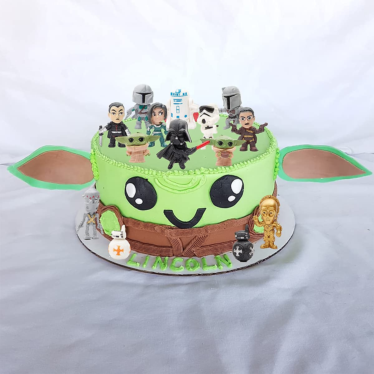 ShunHong 14pcs Cake Topper for Star Wars,Theme Party Supplies for Star Wars , Children's Birthday Cake Decoration.