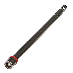 Malco MSHXL14 1/4" Extra Long Red Magnetic Hex Chuck Driver