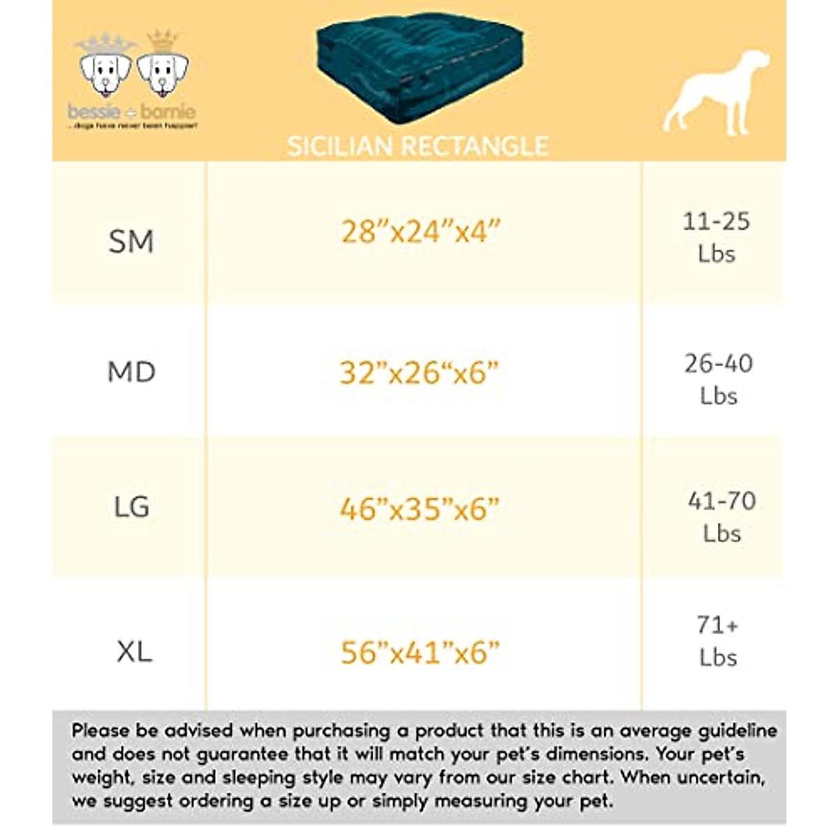 Bessie and Barnie Serenity Brown Luxury Extra Plush Faux Fur Rectangle Pet/Dog Bed (Multiple Sizes)