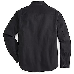 Venado Quick Draw Shirt Jacket for Men - Concealed Carry Vent - Built in Holsters (Black, Large)