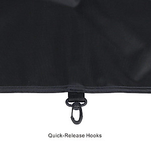 Explore Land Universal Kayak Cockpit Drape Waterproof Seal Cockpit Cover for Indoor and Outdoor Bundle 3 Pack Large, 60x29 inches