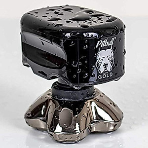 Skull Shaver Pitbull Gold PRO Head Shaver for Men,Wet/Dry 4 Razor Hair Trimmer with US USB Adapter & Charging Cable,4D Rechargeable Rotary Shaver with Lithium-Ion Battery, Water Resistant Grooming Kit