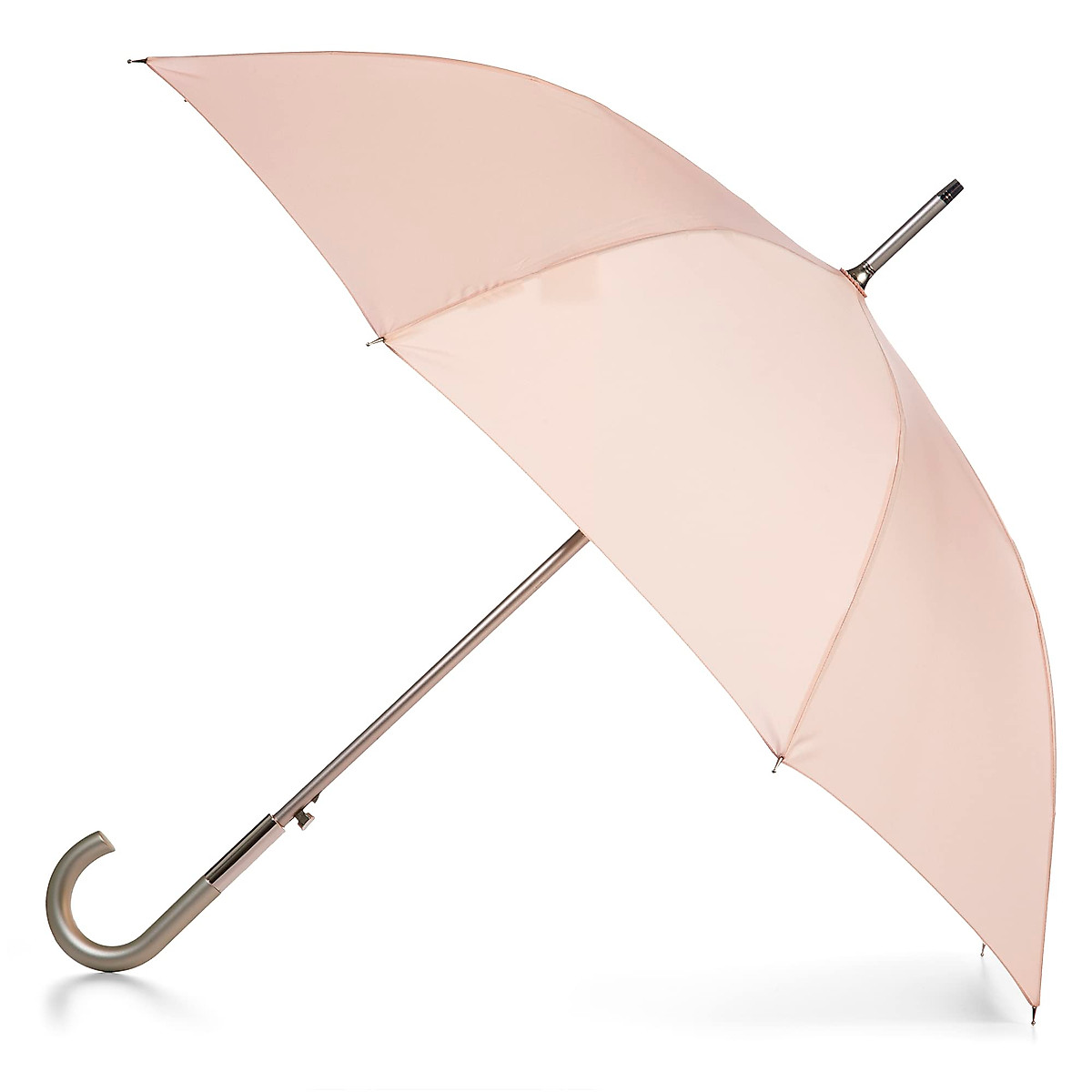 Totes Unisex Auto Open J-Handle Stick ECO Umbrella