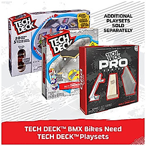 TECH DECK, BMX Finger Bike 3-Pack, Collectible and Customizable Mini BMX Bicycle Toys for Collectors, Kids Toys Ages 6 and Up (Amazon Exclusive)
