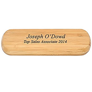 Executive Gift Shoppe | Personalized Bamboo Wood Pen & Case Set | Genuine Bamboo Pen Gift Set