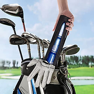 2Pcs Insulated Golf Bag Cooler, 6 -Cans Insulated Golf Beer Sleeve for Cans ,Stores Up to 6 Cans in Your Golf Bag，Golf Cooler Bag Keeps Canned Beverages Cold -Fits in Most Golf Bags Styles & Types