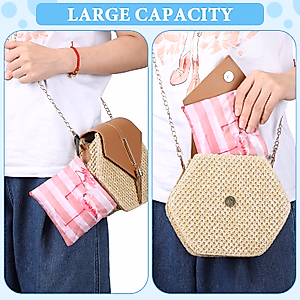 Shappy 25 Pack Reusable Shopping Bags Floral Grocery Bags Foldable Tote Bags Machine Washable Bags for Kitchen Waterproof Lightweight, As Pictures Shown