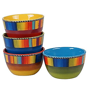Certified International Sierra 16 Piece Dinnerware Set, Service for 4, Multicolored