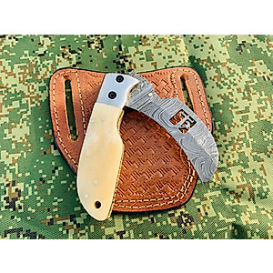 CHK Beautiful Handmade Hawkbil Folding with lineman blade