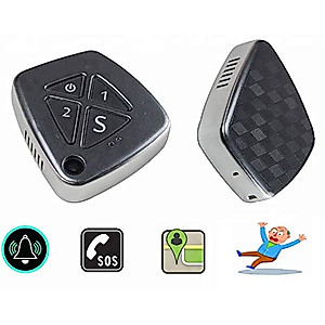 Assistive Technology Services Automatic Fall Detection - Cellular 911 Mobile Alert Dialer - No Monthly Fee - Two-Way Voice Communication - Expandable- Black