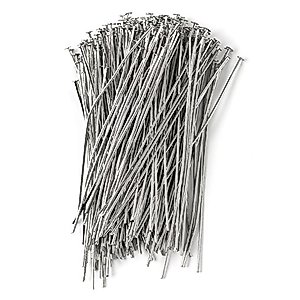Cousin DIY Flat Head Pins, Single Pack-180 Piece, Silver