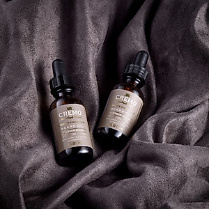 Cremo Beard Oil, Vintage Suede (Reserve Collection), 1 Fl Oz - Restore Natural Moisture and Soften Your Beard To Help Relieve Beard Itch