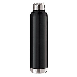 Oggi 8089.3 Sommelier Double Wall Vacuum Sealed Wine Carrier with Stainless Steel Liner, Black, 25 oz