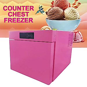 Vaseni Commercial Blast Chiller Freezer, Small Blast Freezer, 8.45 Gal, Blast Chiller Shock Freezer, 30mins Fast Cooling, Gelato Ice Cream Chest Freezer, for Dumpling, Fish, Chicken Restaurant, Hotel