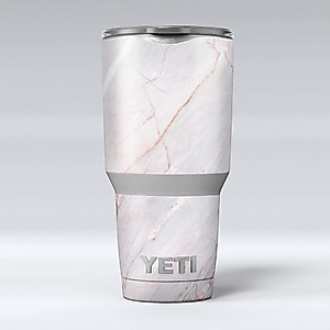 Design Skinz Slate Marble Surface V14 - Skin Decal Vinyl Wrap Kit Compatible with The Yeti Rambler Cooler Tumbler Cups