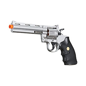 Airsoft 36S Spring Revolver Low Powered Airsoft Pistol Durable Plastic - Silver