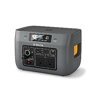 BioLite BaseCharge Rechargeable Lithium-Ion Power Station for Camping, DIY or Emergencies, BaseCharge 600