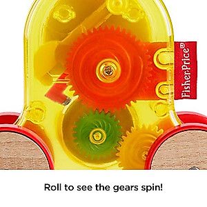 Fisher-Price Rollin’ Surprise Rooster, Push-Along Toy Vehicle for Baby