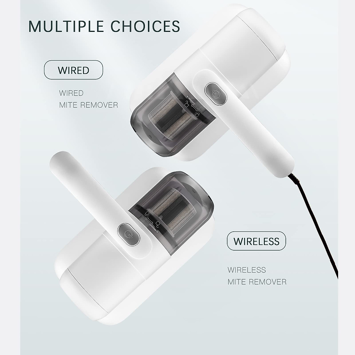 Mattress Vacuum Cleaner, Handheld Cordless UV Vacuum Effectively Clean Up Bed, Pillows, Cloth Sofas, Carpets and Ther Fabric Surfaces