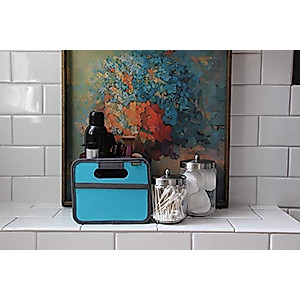 meori Mini Storage Box + Divider Insert Accessory, Collapsible Organizer Bin, Fabric Storage Cube, Reusable Gift Box