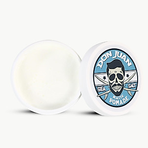 Don Juan Sea Salt Matte Pomade | Water Based | Medium Hold | Matte Finish | Natural Plant Extracts and Ocean Minerals | Surf Wax Scent, 4 oz