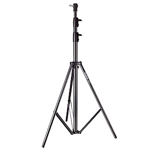 Godox Heavy Duty Aluminum Photography Light Tripod Stand for Studio Photography Lighting, Backgrounds, Monolights, Strobe Flash - 286CM, 112 Inches