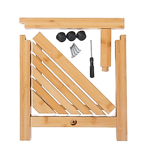 TYYIHUA 13.2" Shower Foot Rest for Shaving Legs,Corner Shower Stool, Small Bathroom Bench Suitable for Small Shower Spaces-Waterproof Shower Stool for Inside Shower Triangle